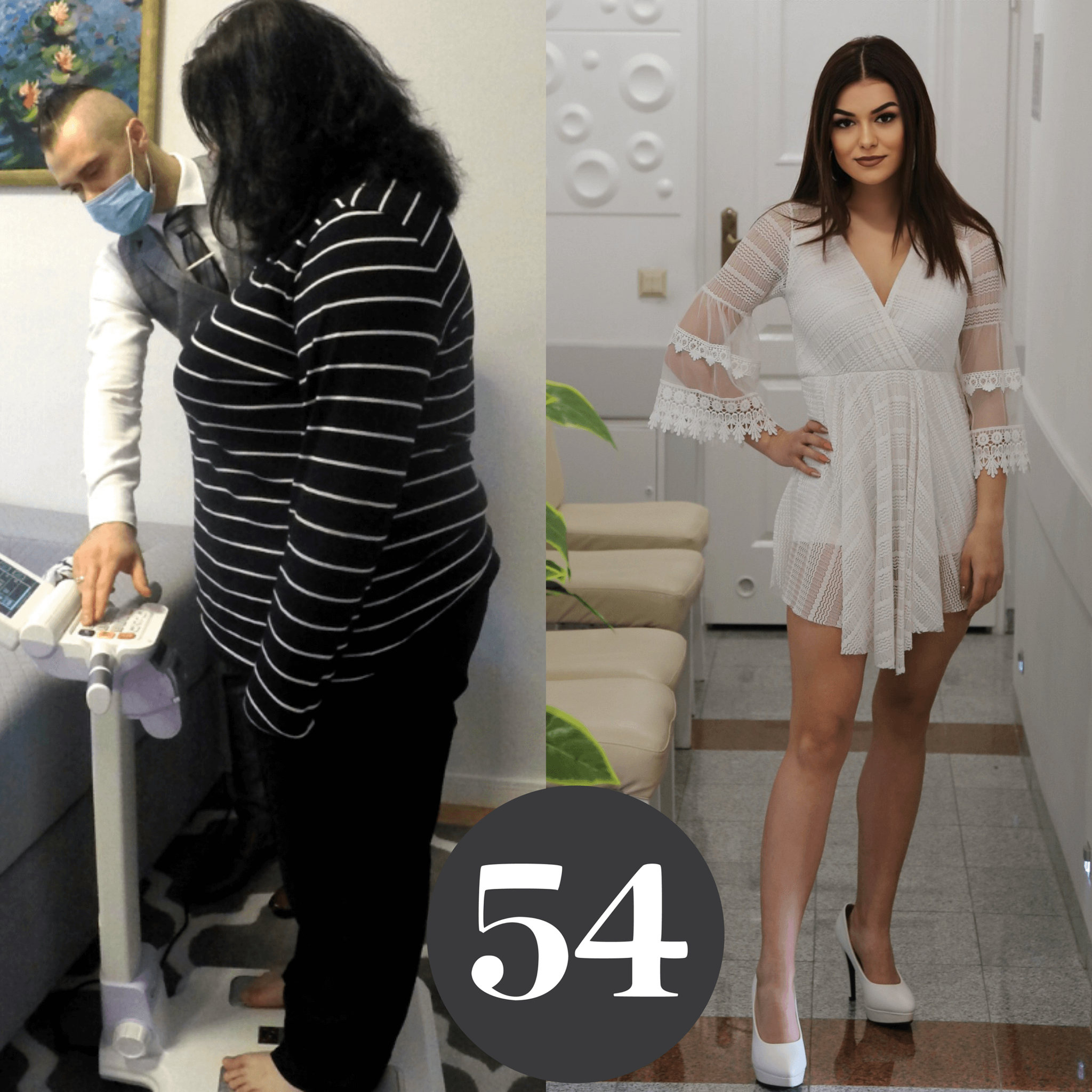 Przemiana Klaudia minus 54 kg(Dietetyk Radom)